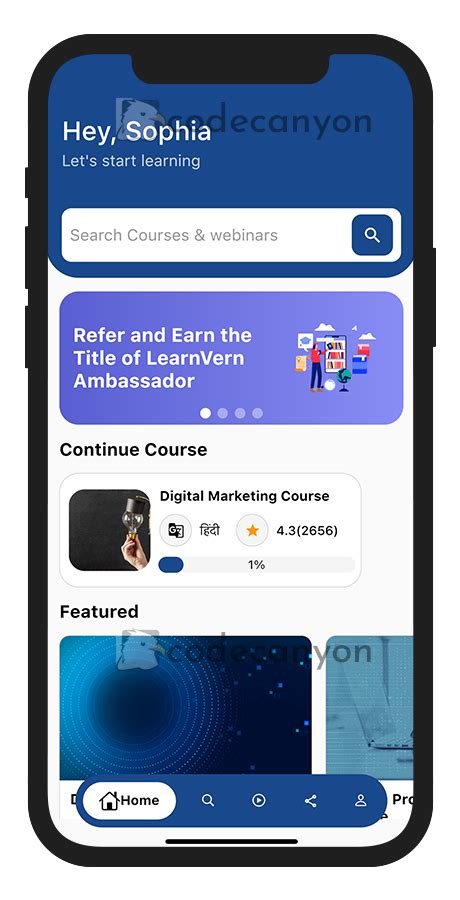 Flutter Online Education Course UI Kit Template By Templatesvilla CodeCanyon