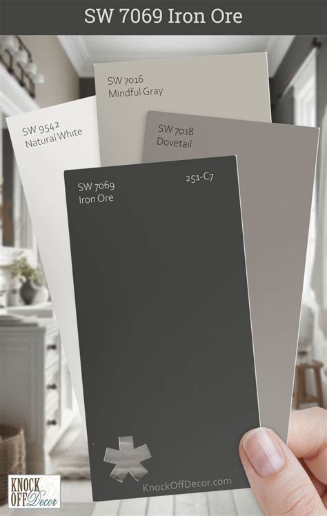 Sherwin Williams Iron Ore Sw 7069 A Delightful Charcoal Gray