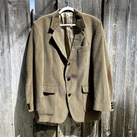 Mens Corduroy Jacket With Elbow Patches Etsy