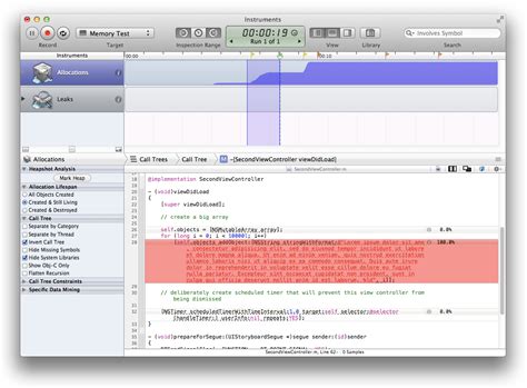 Ios App Crashes Saying Memory Warning Using Arc Stack Overflow
