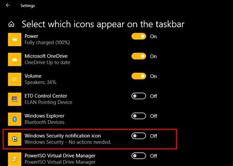 How To Hide Or Show Windows Security Icon On Taskbar Via Settings REGEDIT Or GPEDIT