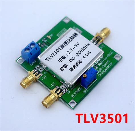 Tlv3501 High Speed Comparator Frequency Meter Front End Shaping Module