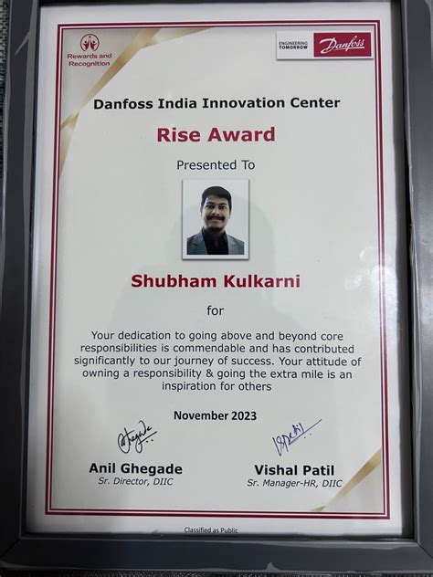 shubham kulkarni on linkedin it always feels great to get recognized