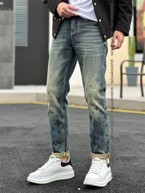 شلوار جین پاییزی لویی ویتون Lv کد 20240 فروشگاه یاشار