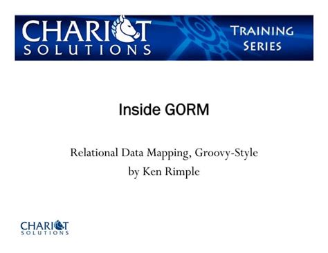 inside gorm ppt
