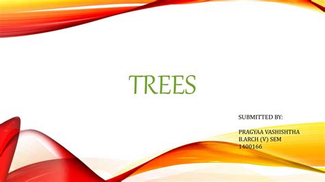 Trees PPTX Gardening Home Garden