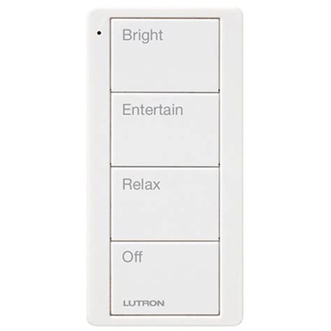 lutron pico 4 button any room scene keypad white