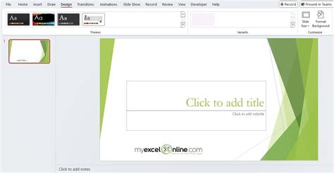 how to use powerpoint slide master step by step guide myexcelonline
