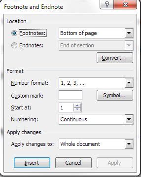How Do I Change The Numbering Style Of Footnotes And Endnotes In Word Ms Word Words Writing