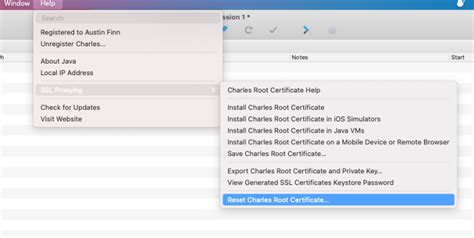 Expired Charles Proxy Root Certificate Charles Docs Y