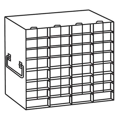 Cole Parmer Upright Freezer Rack For 02 Ml Tube 96 Well Pcr Boxes 4 X