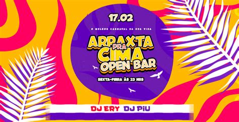 Arraxta Pra Cima Open Bar Blacktag