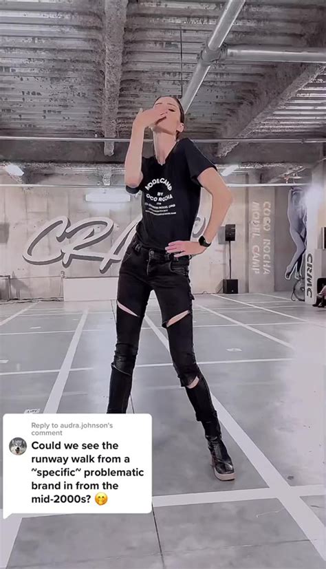 Model Coco Rocha Shades Victorias Secret On Tiktok