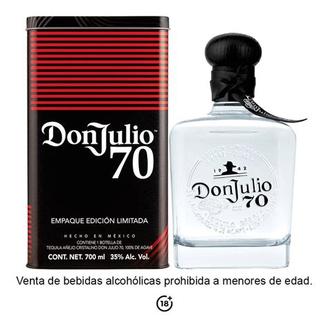 Tequila Don Julio 70 Cristalino F1 Edition 700 Ml Bodega Aurrera En Línea
