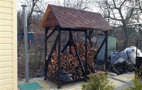 Дровяник своими руками: возможные варианты и лучшая конструкция