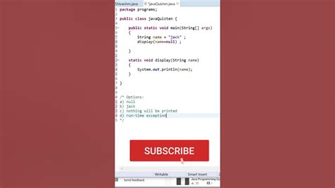Java Programming Quiz Questions Q10 Java Interview Crackers Shorts Programming Java Youtube
