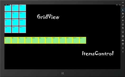 Xaml GridView Vs Buttons Stack Overflow