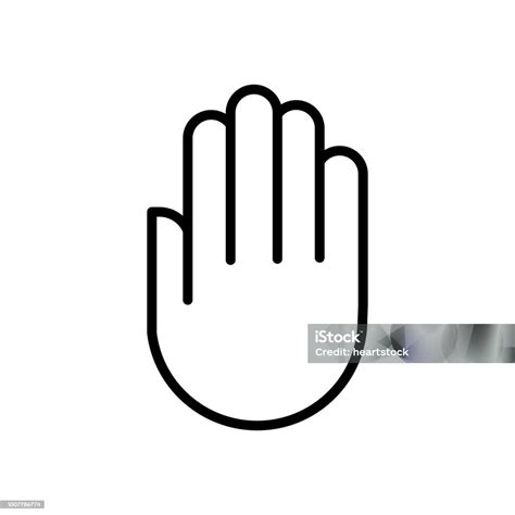 손 아이콘 벡터 아이콘입니다 간단한 요소 그림입니다 손 기호 디자인입니다 웹 및 모바일 사용할 수 있습니다 고체에 대한 스톡