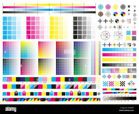 color cmyk management elements offset print registration plates