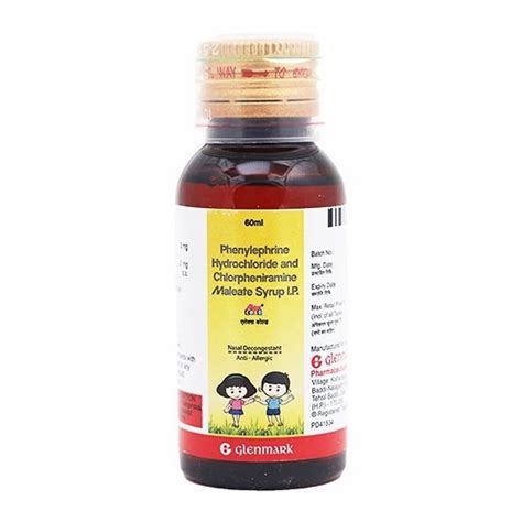 Alex Cold Phenylephrine Hydrochloride Chlorpheniramine Maleate Syrup Ip