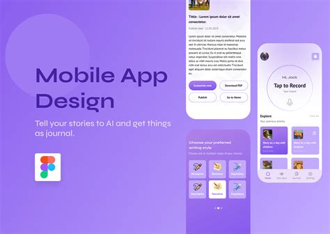 Ai Based App Design On Behance