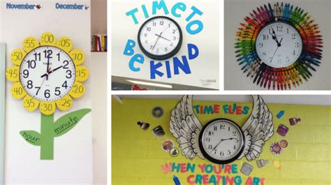 Classroom Clock Decor And Upgrade Ideas WeAreTeacehrs