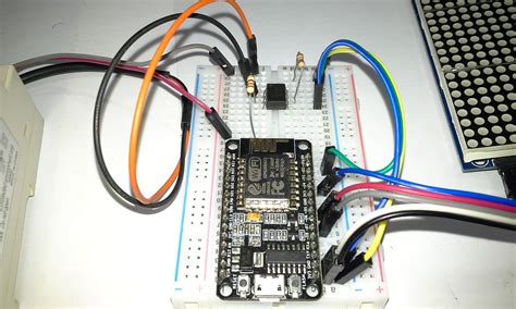 Electric Consumption With Meter Chint Pulses Esp8266 And Matrix Led