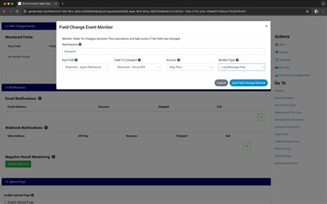 Field Change Event Monitor Chain Io