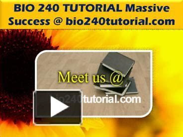 PPT BIO TUTORIAL Massive Success Bio Tutorial Com PowerPoint Presentation Free To