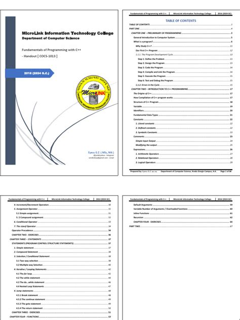Chapter 2 Ml Fundamentals Of Programming With C Handout V2 3 Pdf