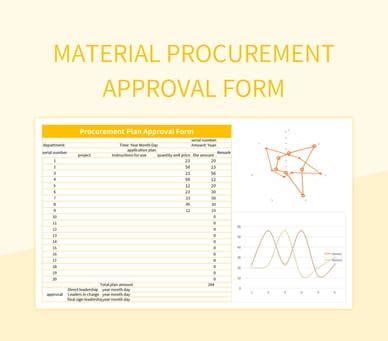 Free Material Procurement Approval Form Excel Purchase Order Templates
