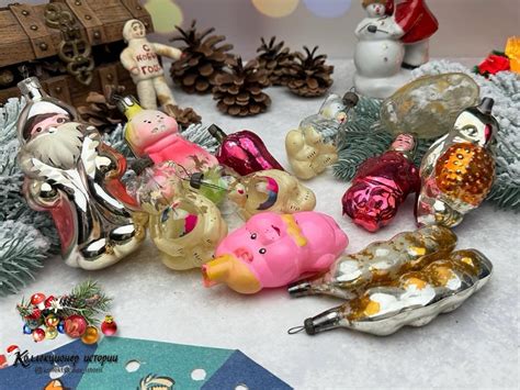 Ёлочные игрушки украшения СССР Немовля Пеленашка ялинкова іграшка скло СРСР Радянська