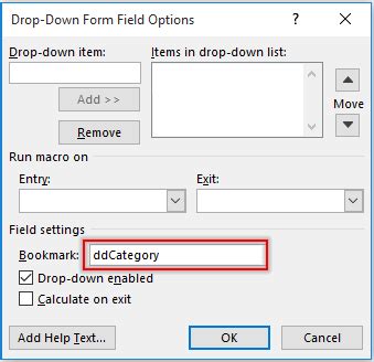 How To Create Dependent Drop Down Lists In A Word Document