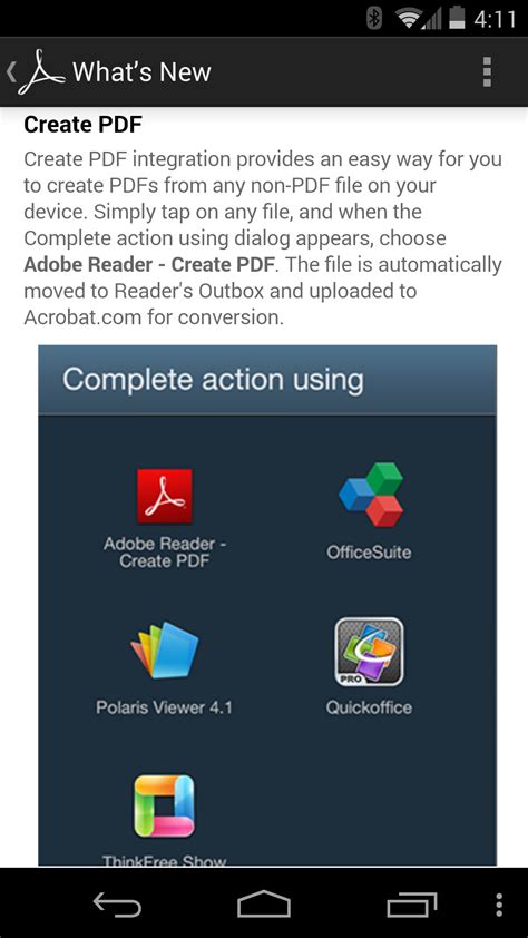 Adobe Reader For Android Updated To Version Now Has New PDF Export Options Improved File