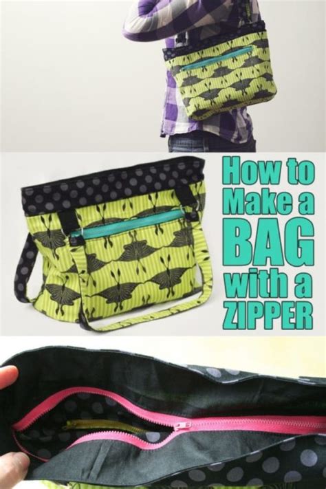 How To Make A Bag With A Zipper FREE Sewing Tutorial Video Sew Modern Bags
