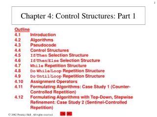 PPT - Control Structures: Part 1 PowerPoint Presentation, free download - ID:841093