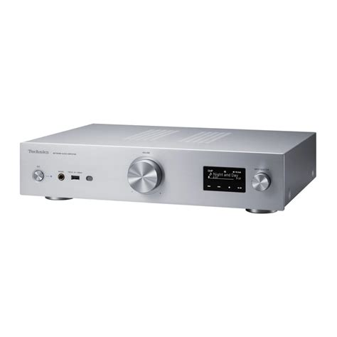 Technics SU GX70 Network Audio Amplifier Manual ManualsLib