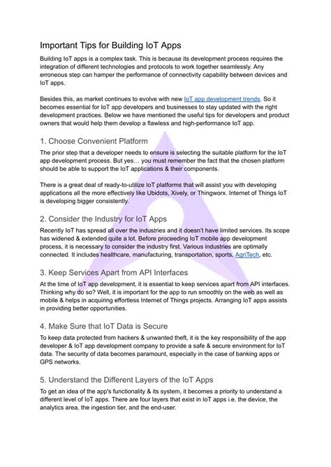 Ppt Iot App Development Guide Useful Tips For Building Top Notch Iot Apps Powerpoint
