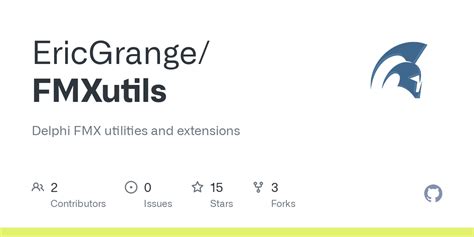 Github Ericgrangefmxutils Delphi Fmx Utilities And Extensions