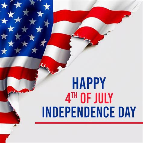 Premium Psd Independence Day America