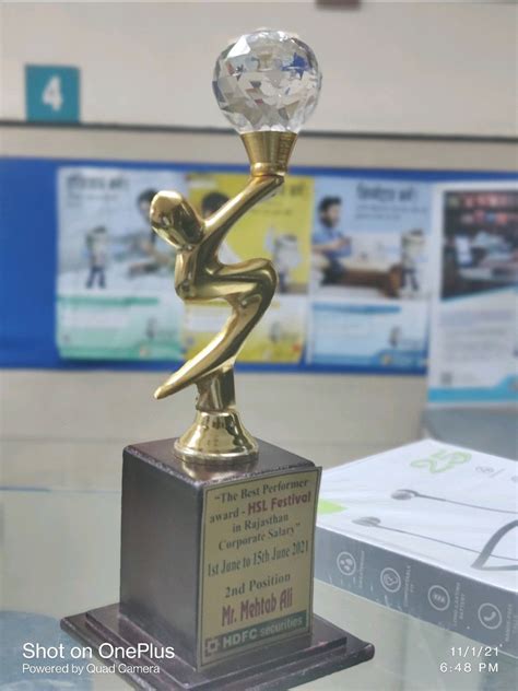 Mehtab Ali On Linkedin 2nd Position In Rajasthan Hsl Festival