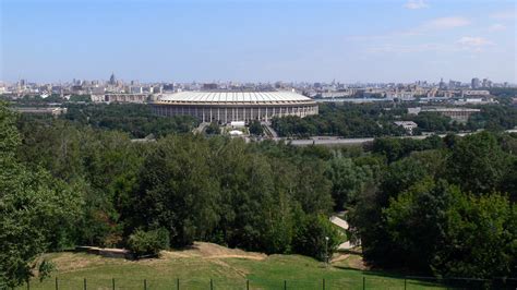 Москва, вид со смотровой... - Воробьёвы горы - Ландшафты и сообщества ...