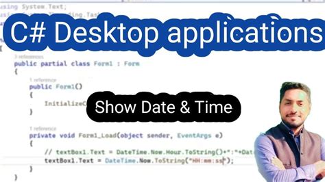 How To Show Date And Time Cnet Winforms Youtube