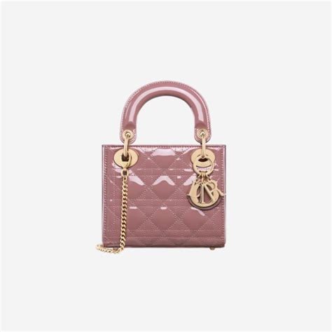 디올 미디움 레이디백 까나쥬 램스킨 호라이즌 블루 Dior Kream