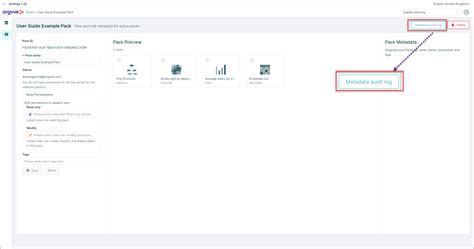 Audit Log Orgvue Settings User Guide