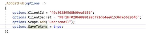 Not Able To Get The Access Token From Github · Issue 374 · Aspnet