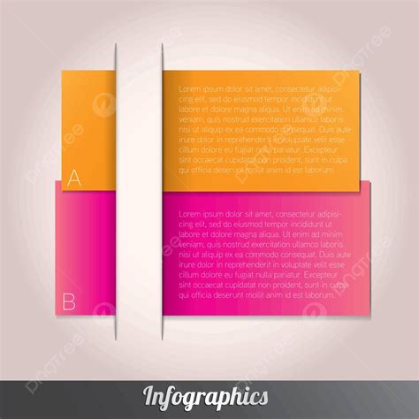 Infographic Progress Template One Presentation Web Vector One Presentation Web Png And Vector