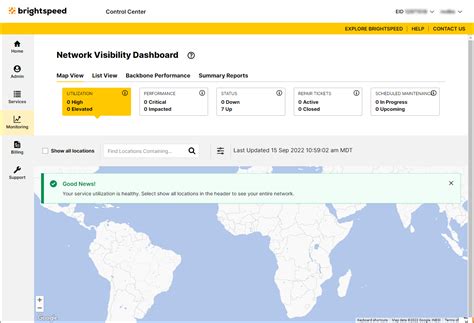 Exploring The Network Visibility Dashboard Brightspeed