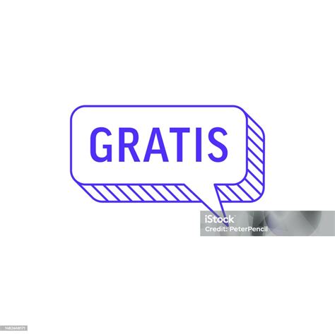 Gratis 2d And 3d Speech Bubble Notification Template Vector Stock Illustration With Text Stock