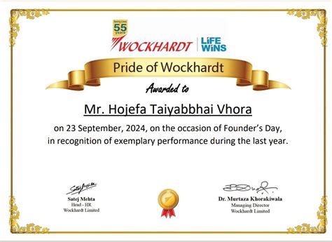 Prideofwockhardt Foundersday Gratitude Teamwork Wockhardt Wockhardian Hojefa Vhora 63